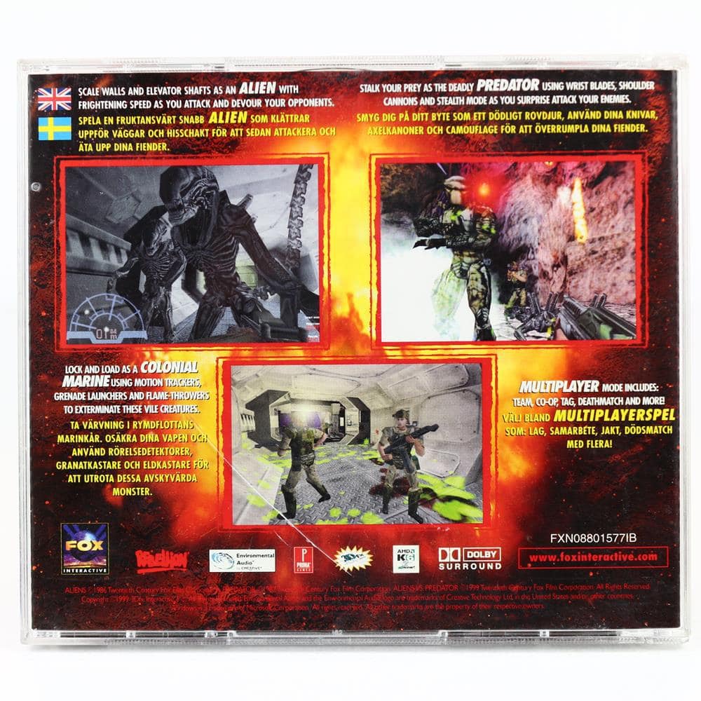 Aliens vs Predator (PC Jewelcase) - WTS Retro - Køb spillet her