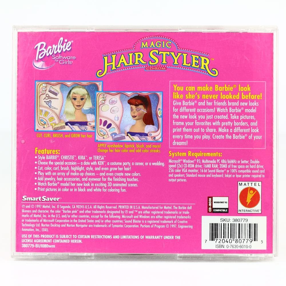 Barbie: Magic Hair Styler (PC Jewelcase)