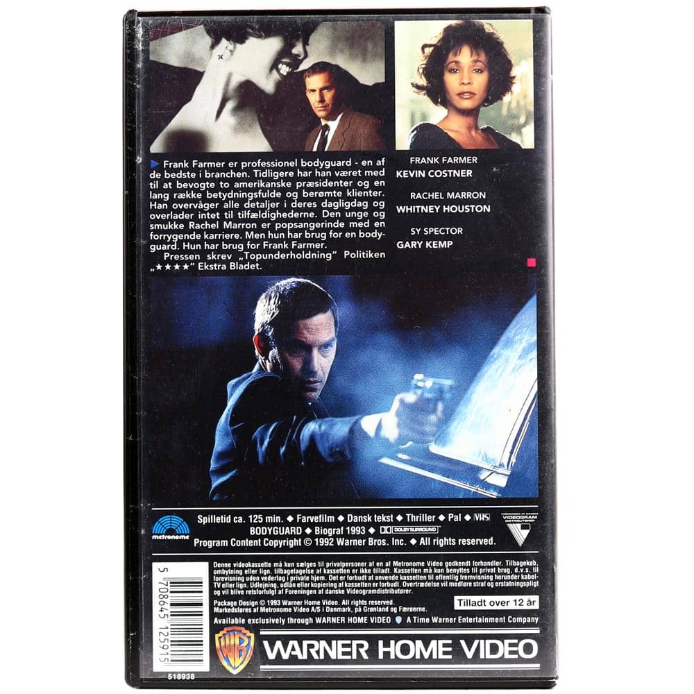 Bodyguard (VHS) - WTS Retro - Køb filmen her