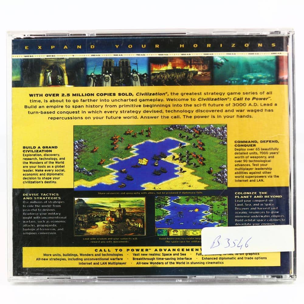 Civilization: Call to Power (PC Jewelcase) - WTS Retro - Køb spillet her