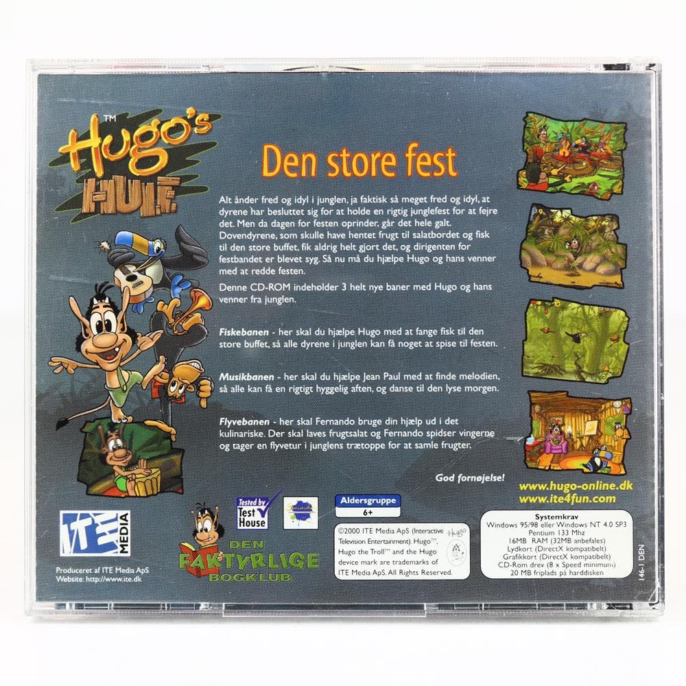 Hugo's Hule: Den store fest (PC Jewelcase) - WTS Retro - Køb spillet her