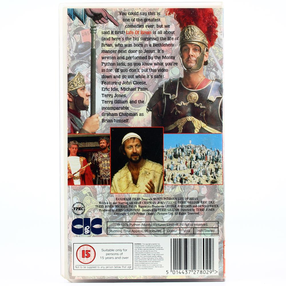 Monty Python's Life of Brian (VHS) - WTS Retro