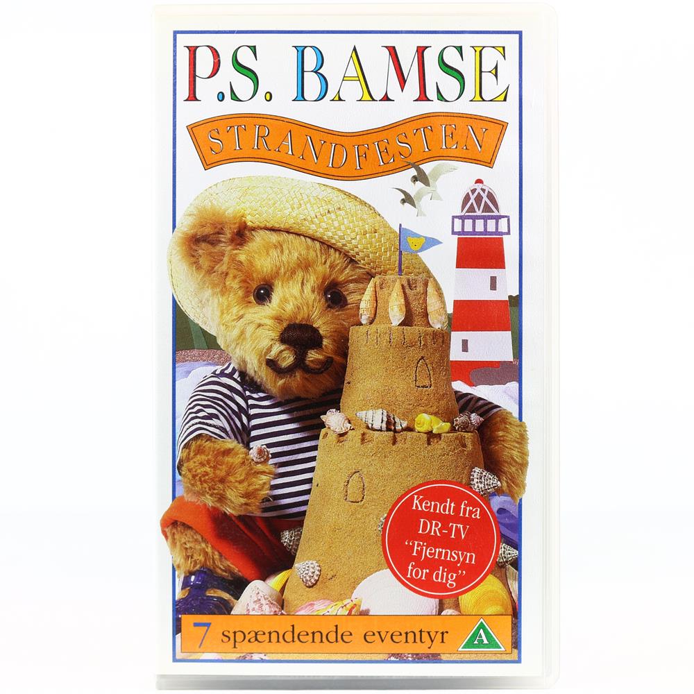 P.S. Bamse - Strandfesten (VHS) - WTS Retro - Køb filmen her