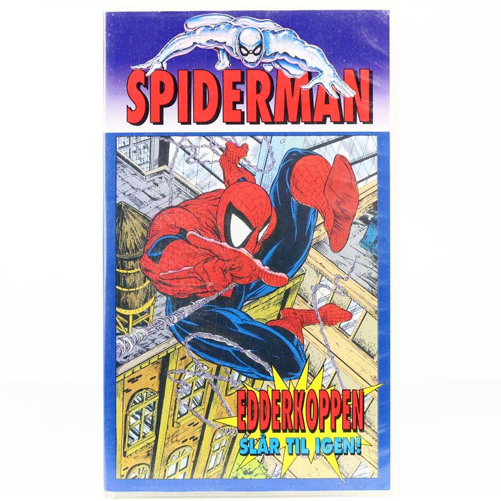 Spider-Man - Edderkoppen slår til igen (VHS) - WTS Retro - Køb filmen her