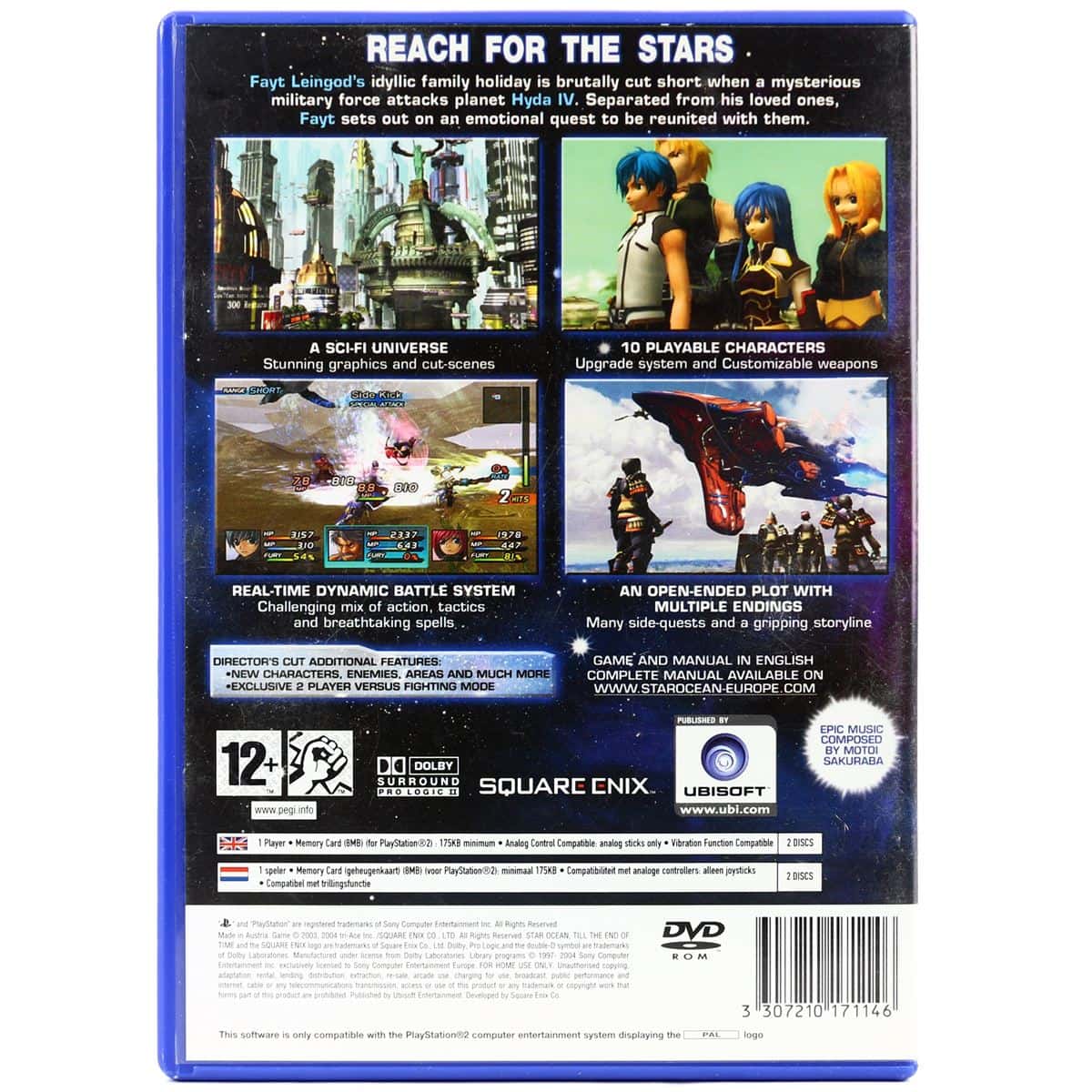 Star Ocean: Till the End of Time (PS2) - WTS Retro - Køb spillet her