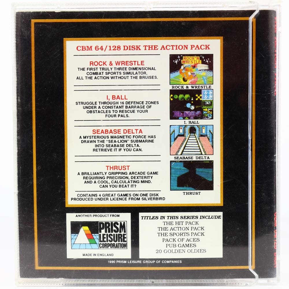 The Action Pack (Commodore 64, Disk) - WTS Retro - Køb her