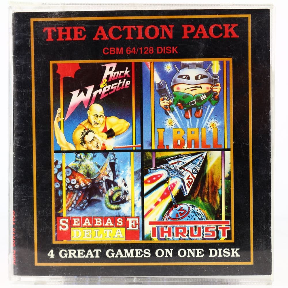 The Action Pack (Commodore 64, Disk) - WTS Retro - Køb her