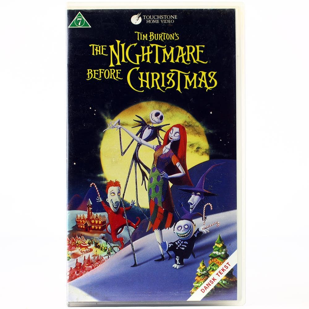 The Nightmare Before Christmas (VHS) - WTS Retro - Køb filmen her