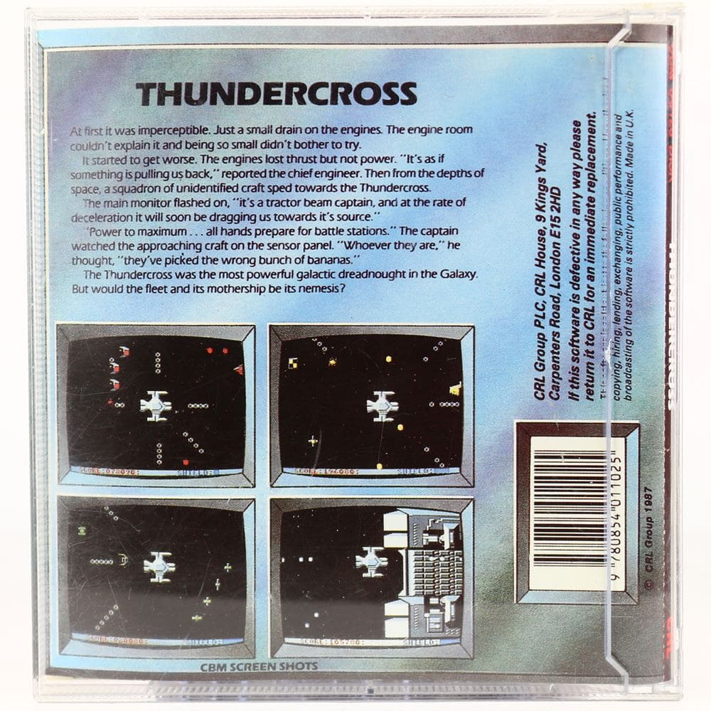 Thundercross (Commodore 64, Disk) - WTS Retro - Køb her