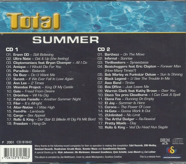 Total Summer (CD) - Brugt Musik CD - WTS Retro