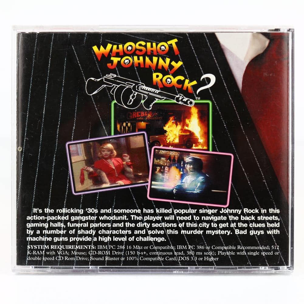 Who Shot Johnny Rock? (PC Jewelcase) - WTS Retro - Køb spillet her