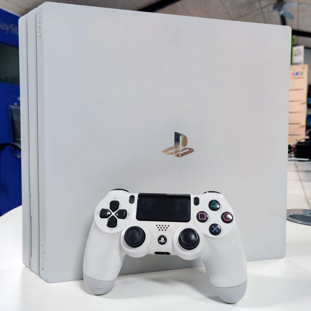 Sony Playstation 4 Pro Konsol - 1TB - Hvid (PS4) - WTS Retro - Køb her