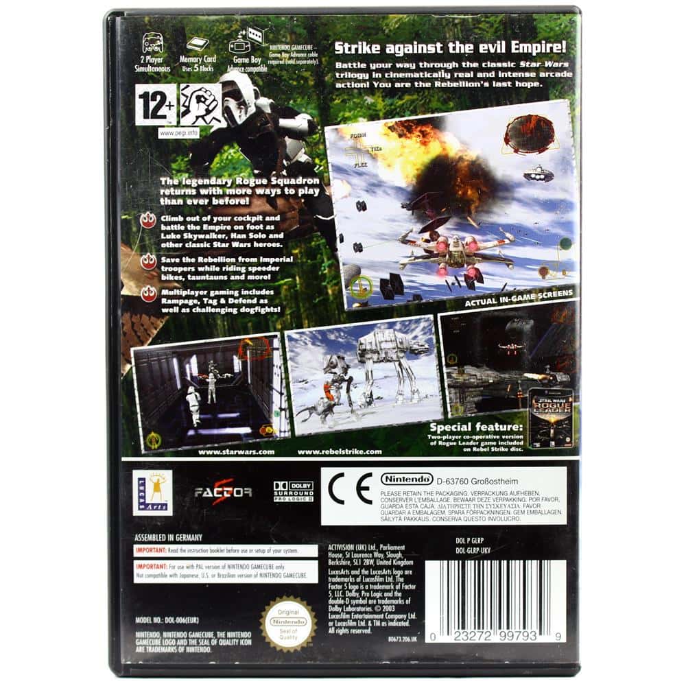 Star Wars: Rogue Squadron III - Rebel Strike (Nintendo GameCube) - WTS ...