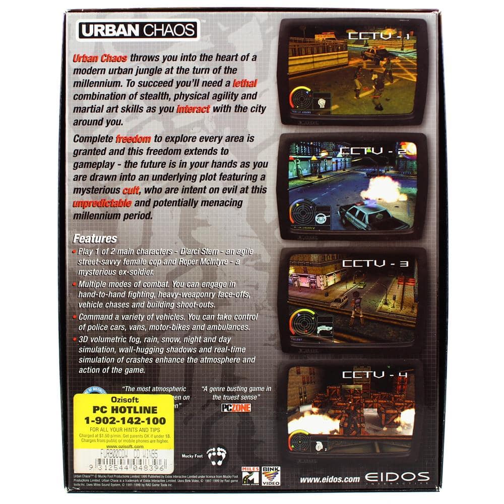 Urban Chaos (PC Big Box) - WTS Retro - Køb spillet her