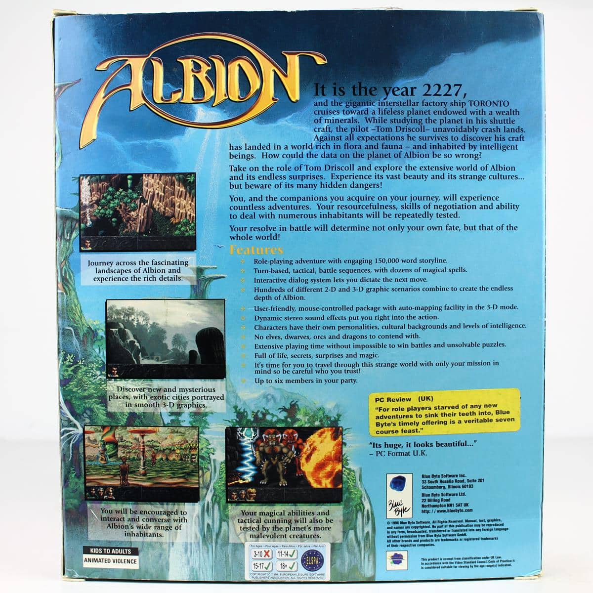 Albion (PC Big Box, USA) - WTS Retro - Køb spillet her