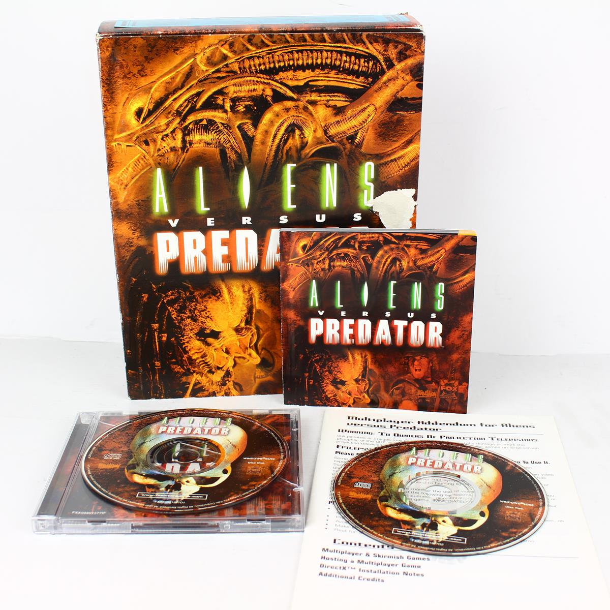 Aliens vs Predator (PC Big Box) - WTS Retro - Køb spillet her
