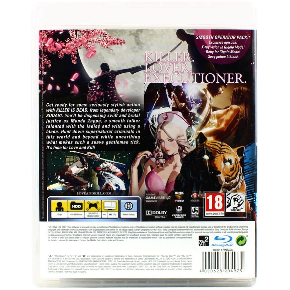 Killer is Dead - Limited Edition (PS3) - WTS Retro - Køb spillet her