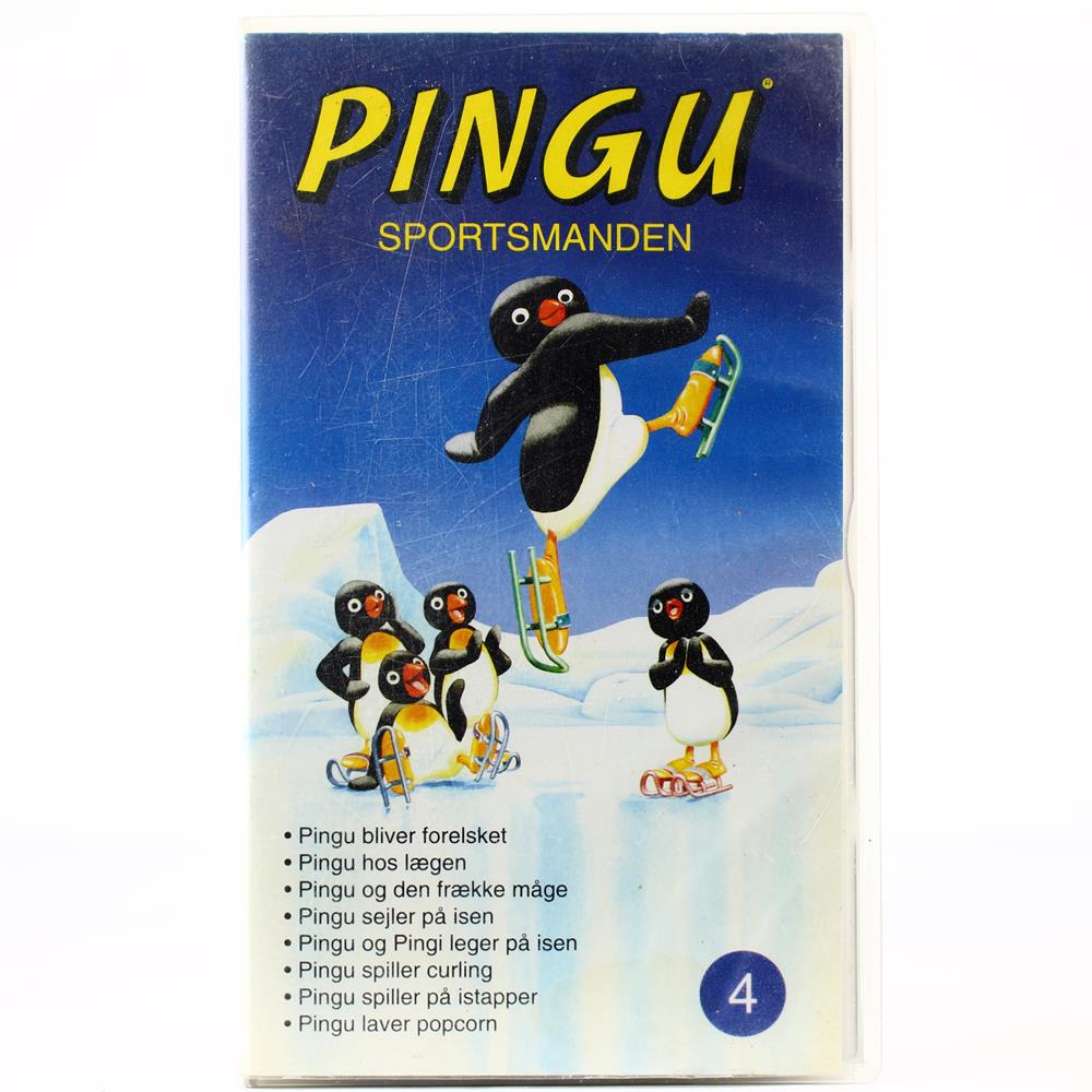 Pingu 4 - Sporgsmanden (VHS) - WTS Retro - Køb filmen her