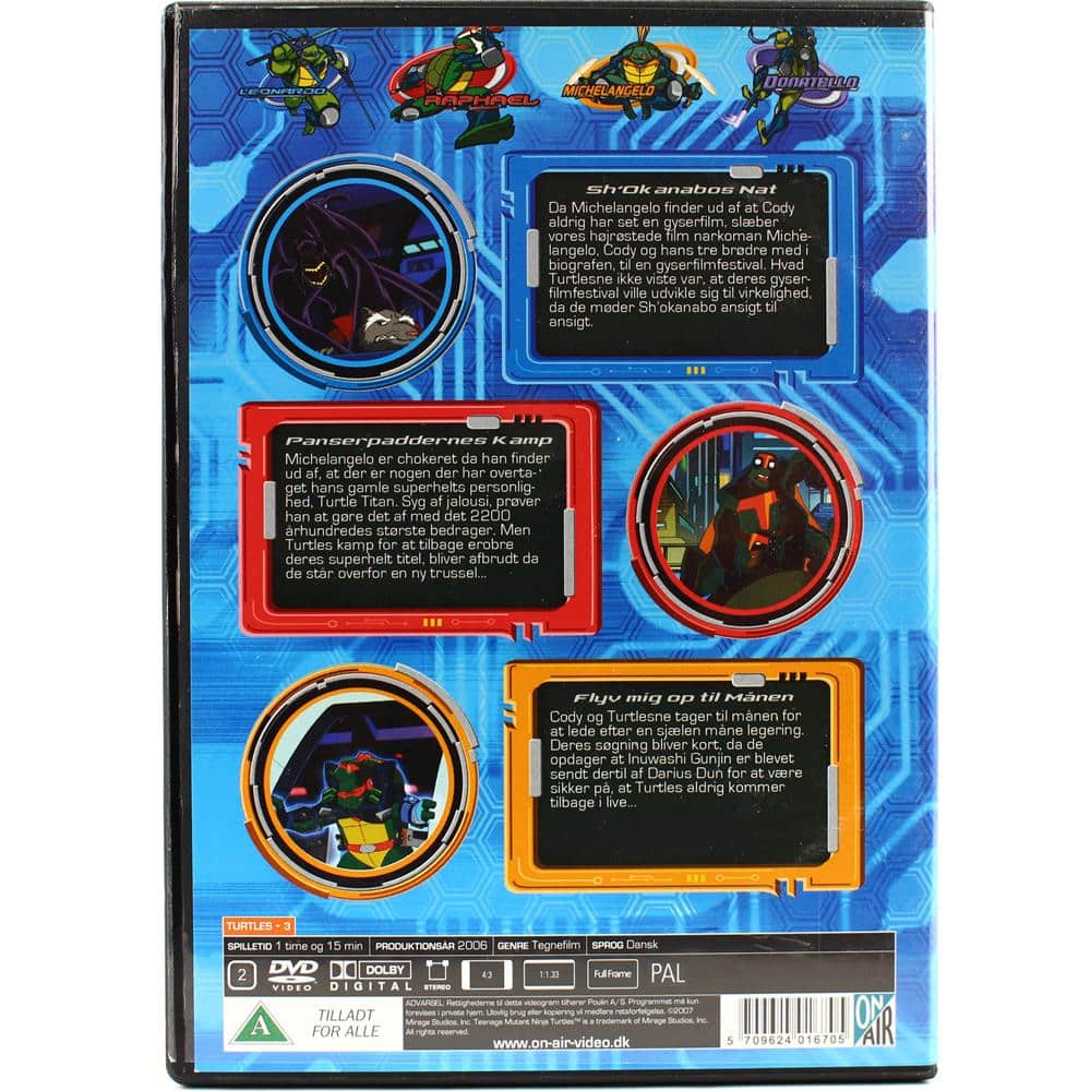 Teenage Mutant Ninja Turtles: Fast Forward - Tidsrejsen 3 (DVD) - WTS ...