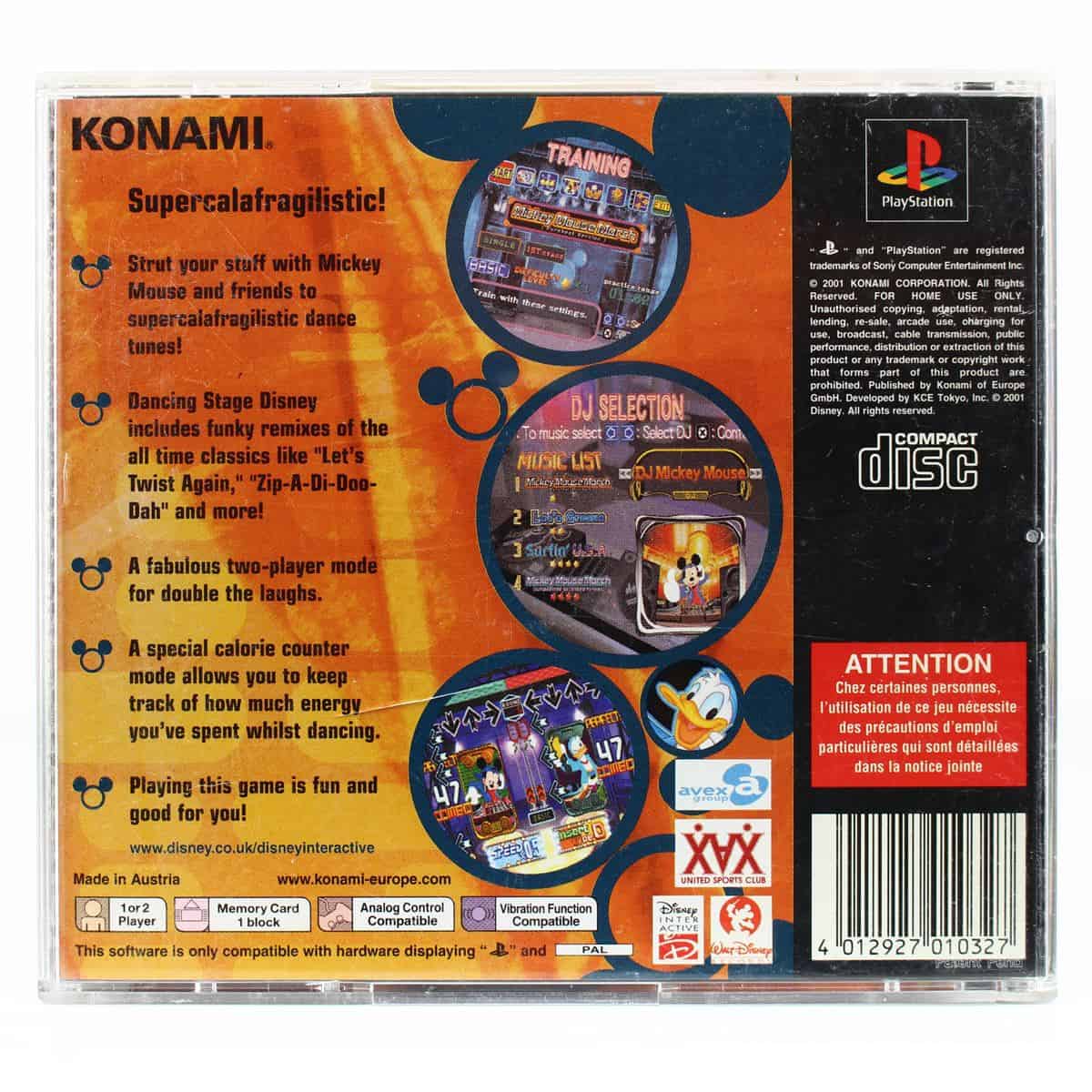 Dancing Stage: Disney Mix (PS1) - WTS Retro - Køb spillet her