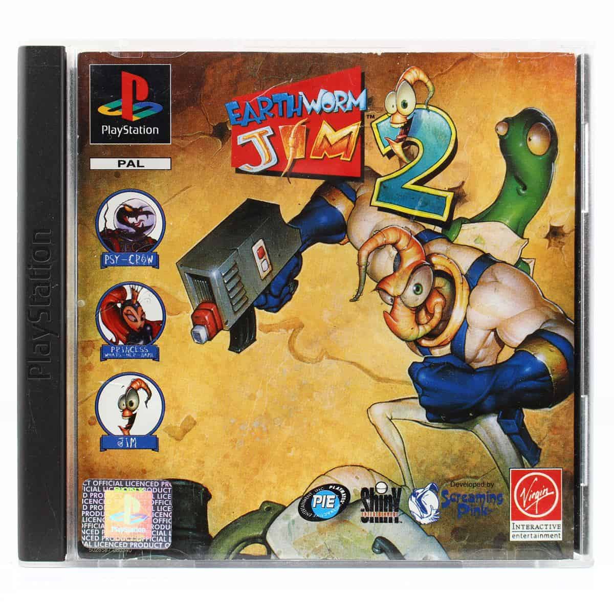 Earthworm Jim 2 (PS1) - WTS Retro - Køb spillet her