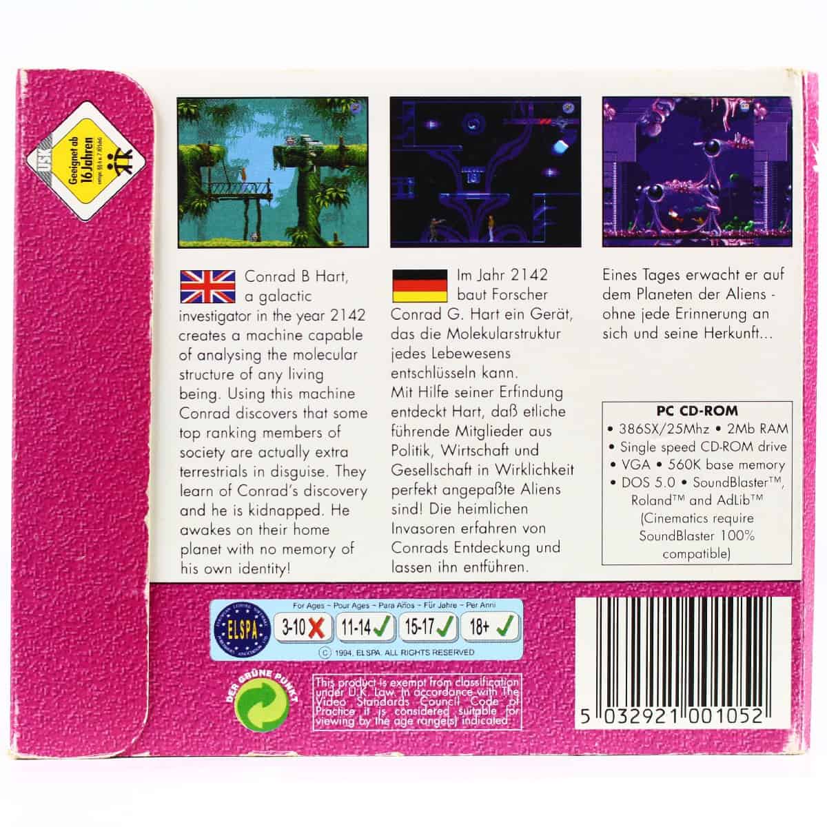 Flashback (PC - Kixx - Papomslag) - WTS Retro - Køb spillet her