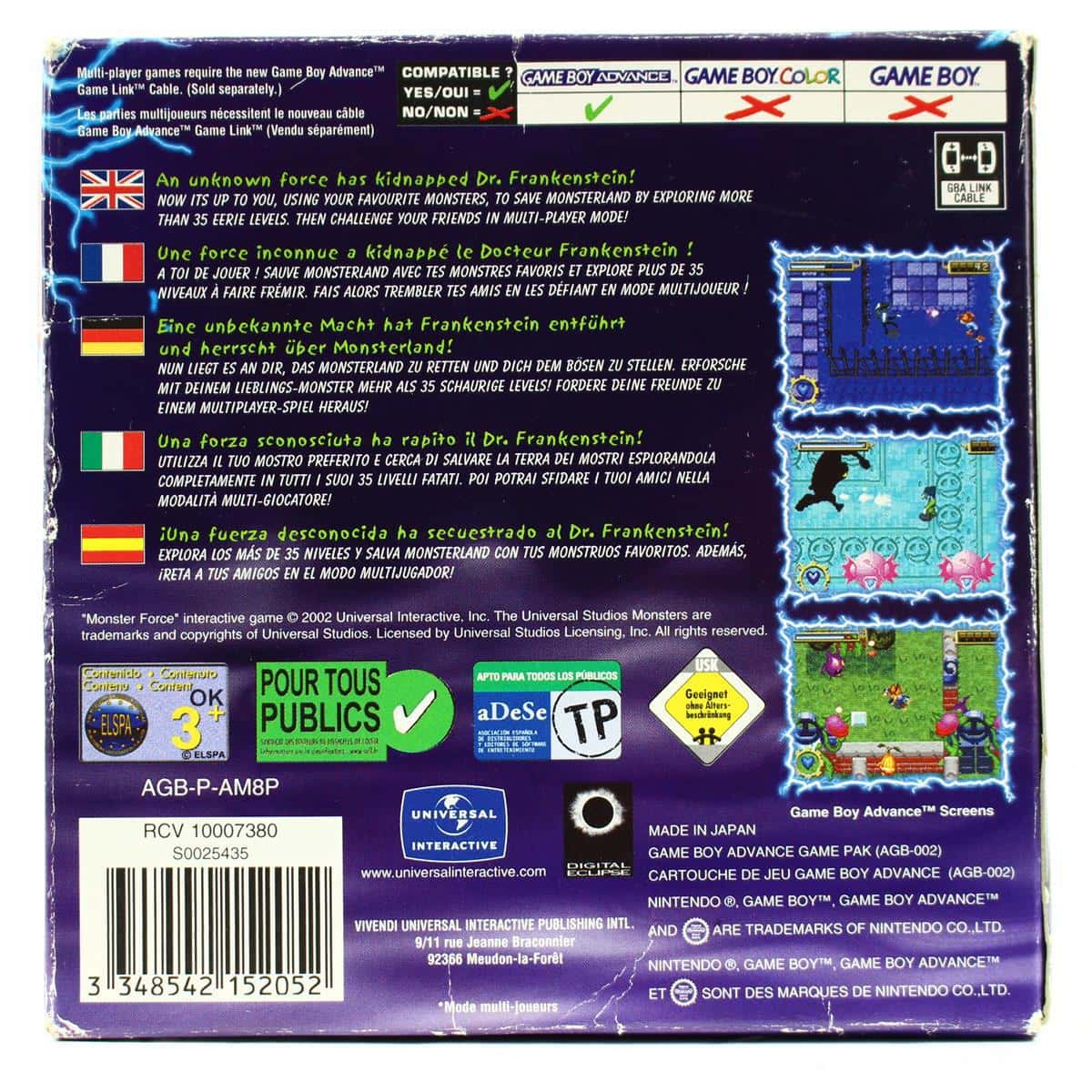 Monster Force (Game Boy Advance) - WTS Retro