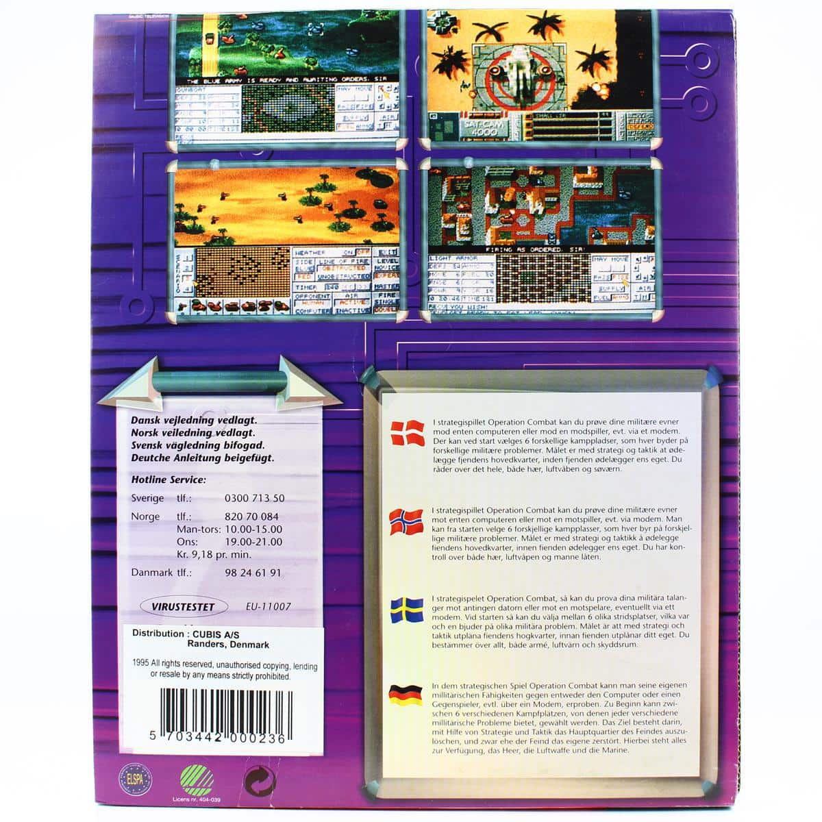 Operation Combat 2 (PC Big Box, Euro Power Pack) - WTS Retro - Køb her