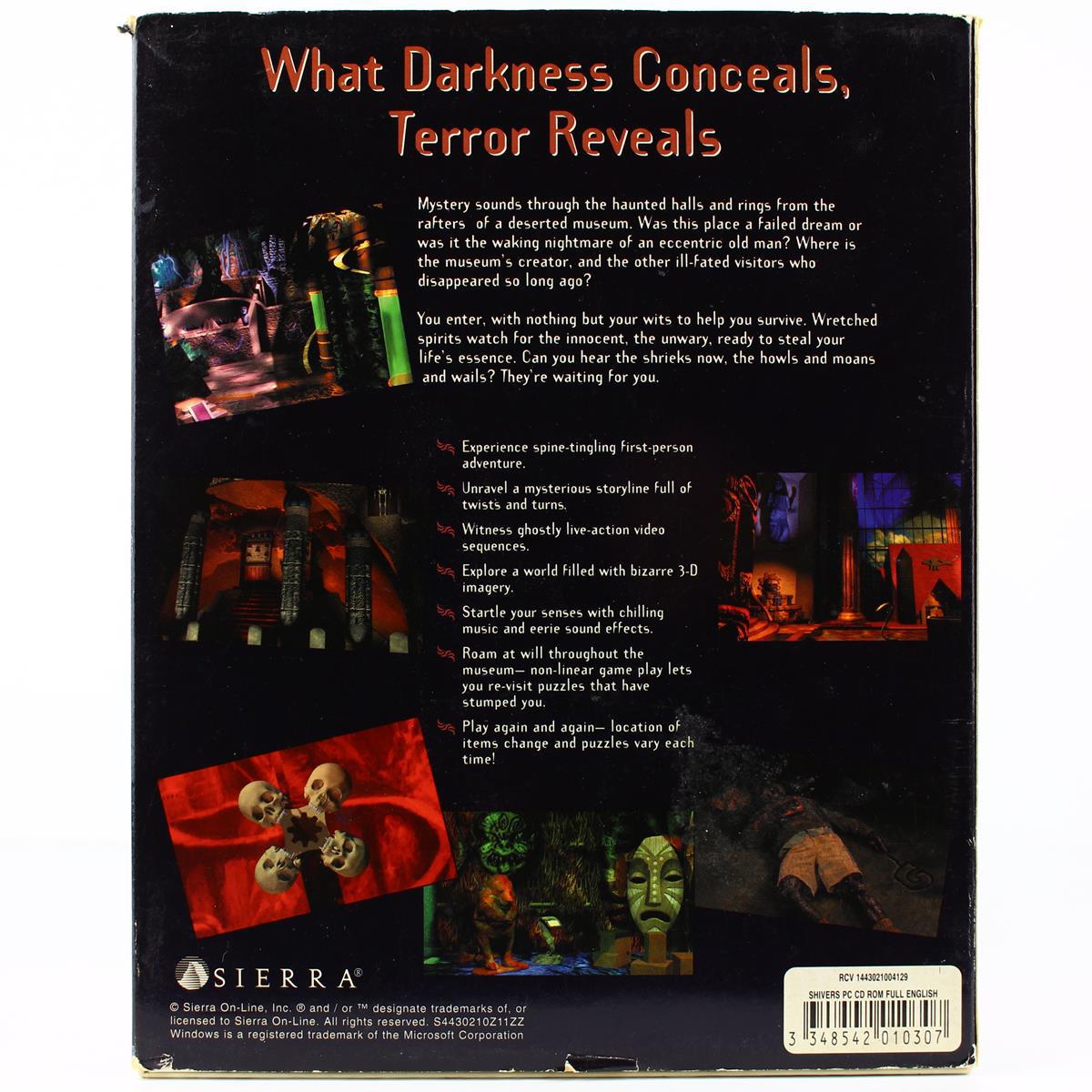 Shivers (PC Big Box) - WTS Retro - Køb spillet her