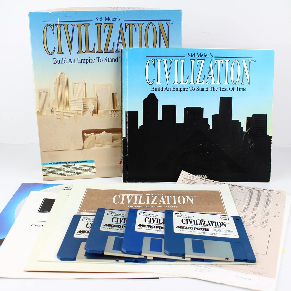 Sid Meier’s Civilization (PC Big Box) - WTS Retro - Køb spillet her