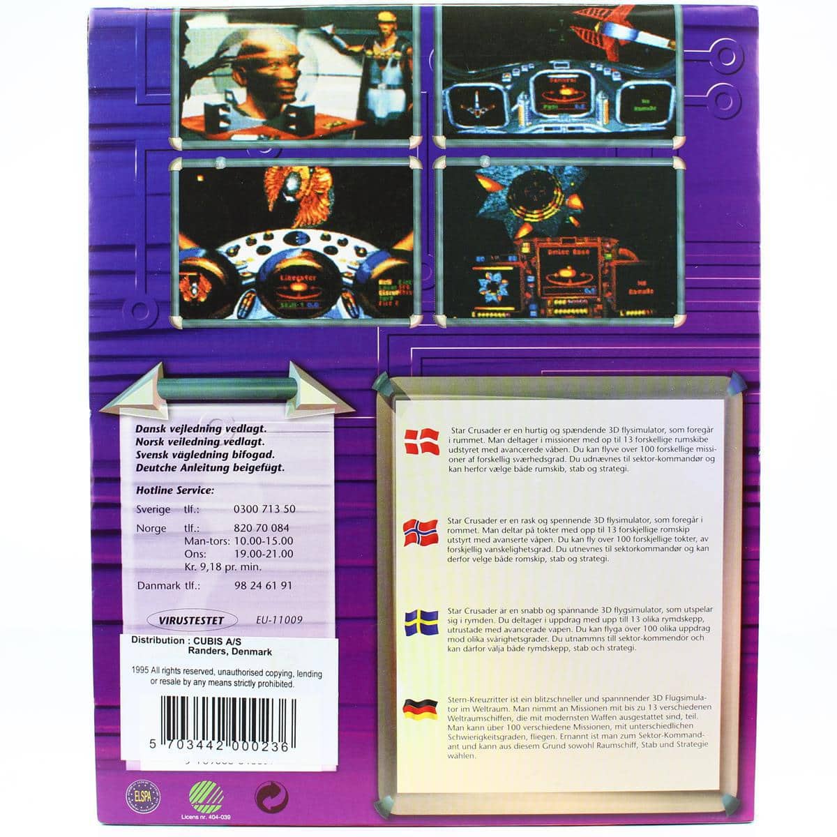 Star Crusader (PC Big Box, Euro Power Pack) - WTS Retro - Køb her