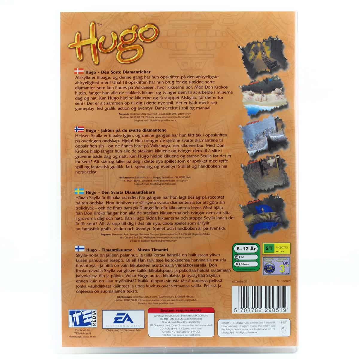 Hugo: Black Diamond Fever (PC) - WTS Retro - Køb spillet her
