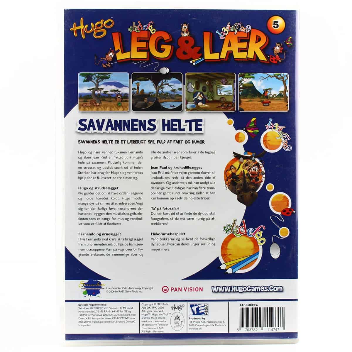 Hugo: Leg og Lær 5 (PC) - WTS Retro - Køb spillet her