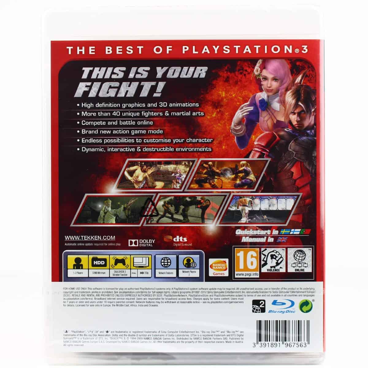 Tekken 6 (PS3 - Essentials - Ny) - WTS Retro - Køb spillet her