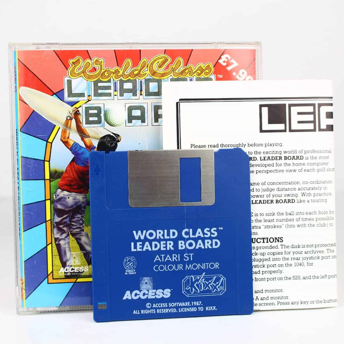 World Class Leader Board (Atari ST - Kixx) - WTS Retro - Køb spillet her