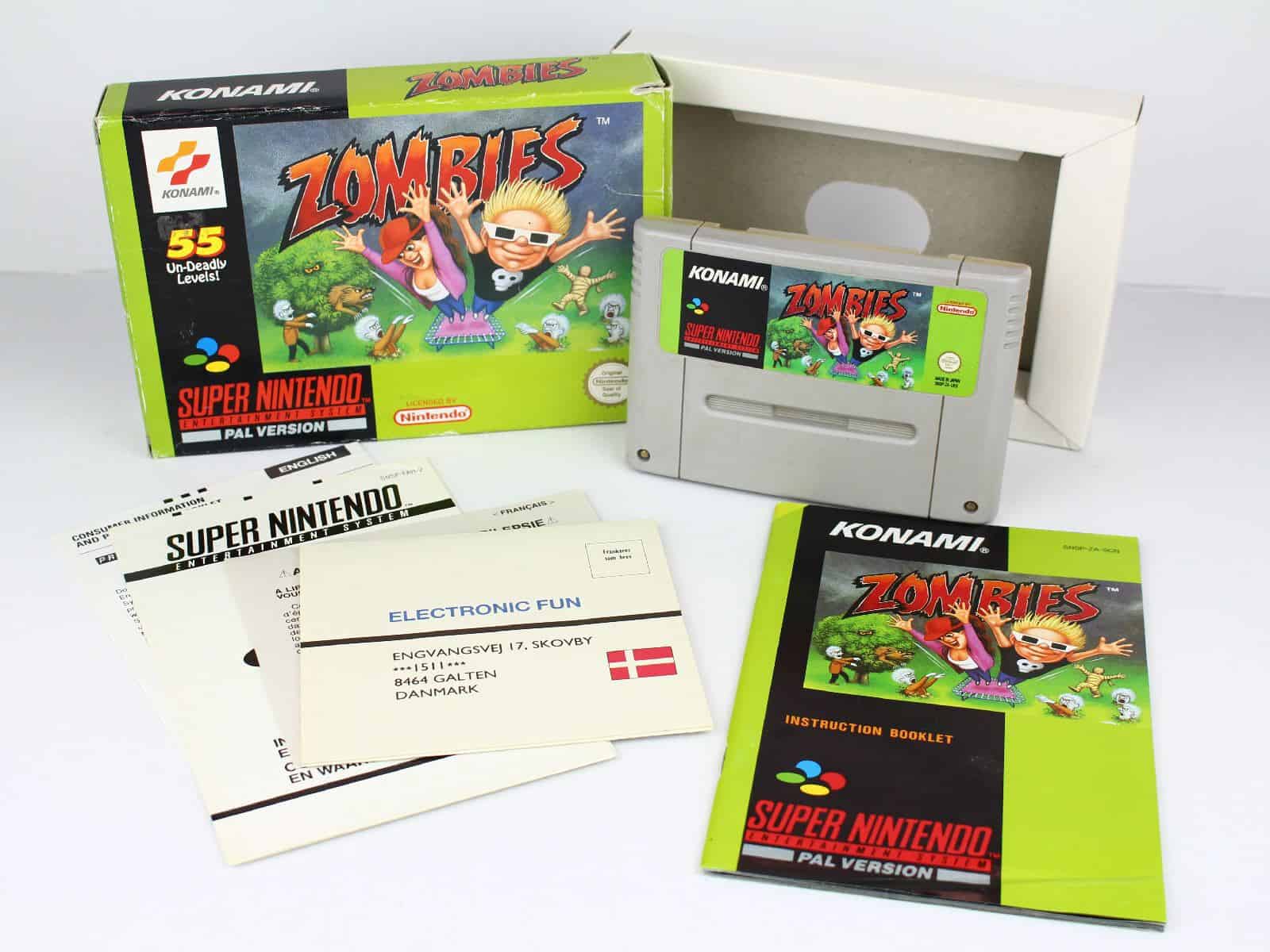 Zombies (SNES - Boxed - SCN) - WTS Retro - Køb spillet her